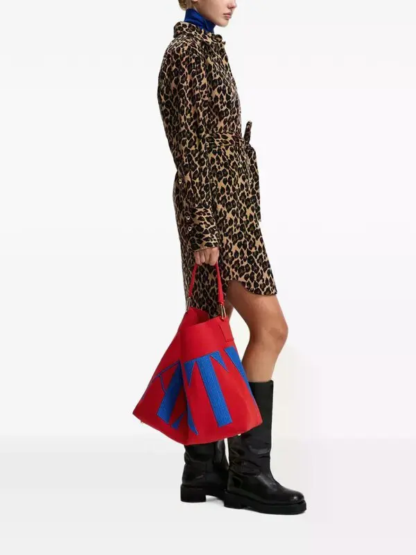 Essentiel Antwerp Kustody Leopard-print Shirt Mini Dress