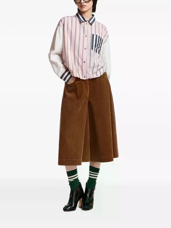Essentiel Antwerp Corduroy Flared Shorts