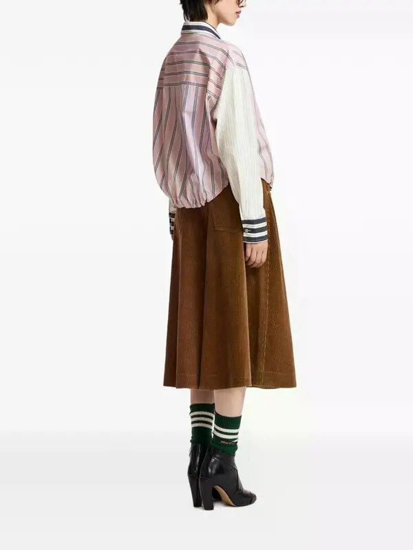 Essentiel Antwerp Corduroy Flared Shorts