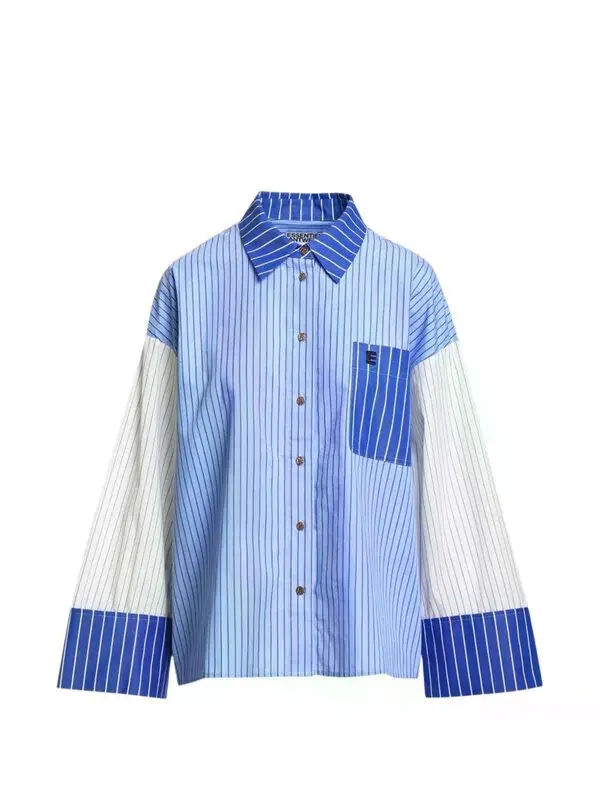 Essentiel Antwerp Striped Panelled Shirt