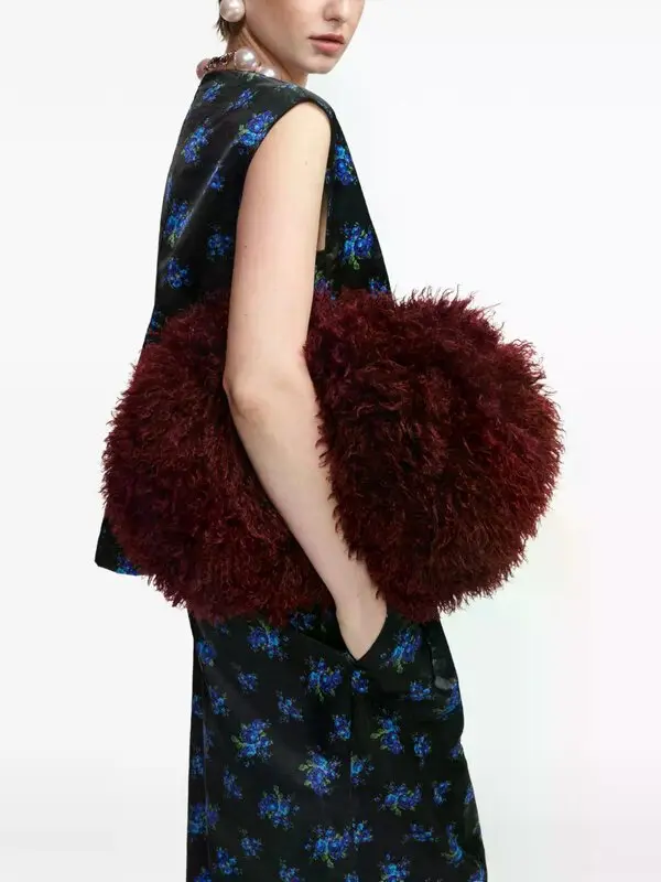 Essentiel Antwerp Klara Floral-print Ruffled Top