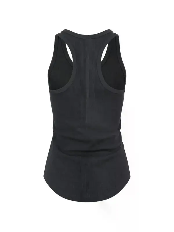 CYCLE Ribbed-knit Racerback Tank Top