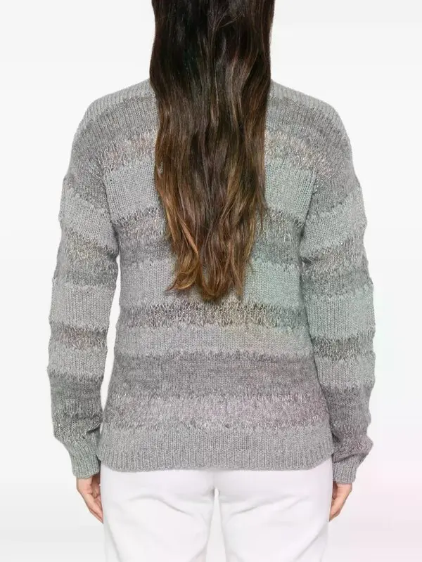 Fabiana Filippi Striped Open-knit Sweater