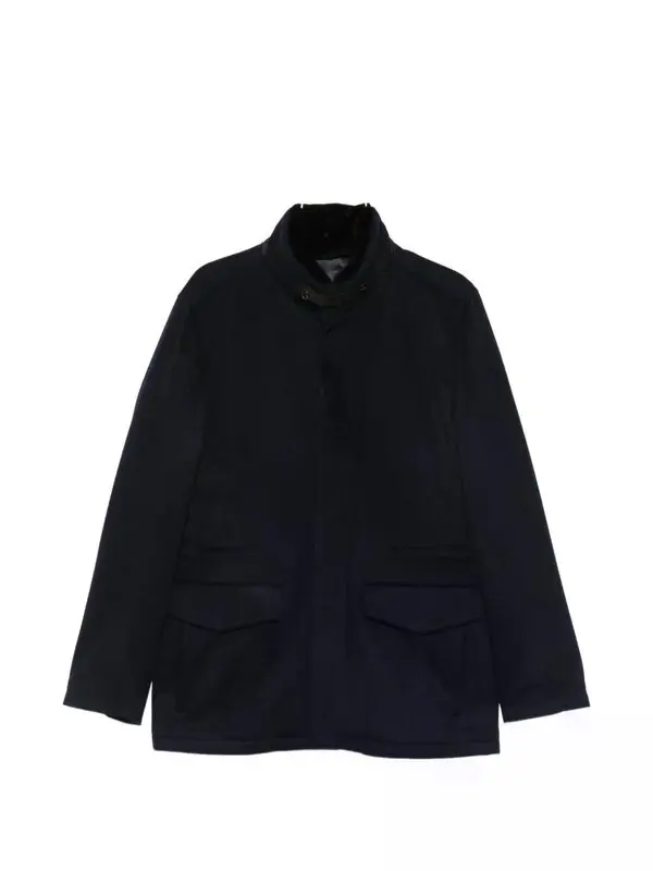 MANDELLI High-neck Flap-pocket Jacket
