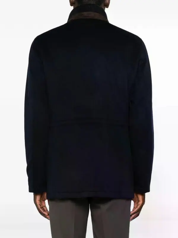 MANDELLI High-neck Flap-pocket Jacket