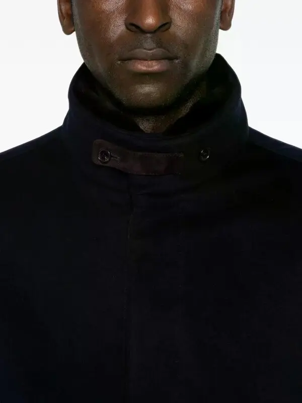MANDELLI High-neck Flap-pocket Jacket
