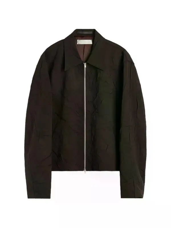 Our Legacy Crinkled Wool Jacket - Brown