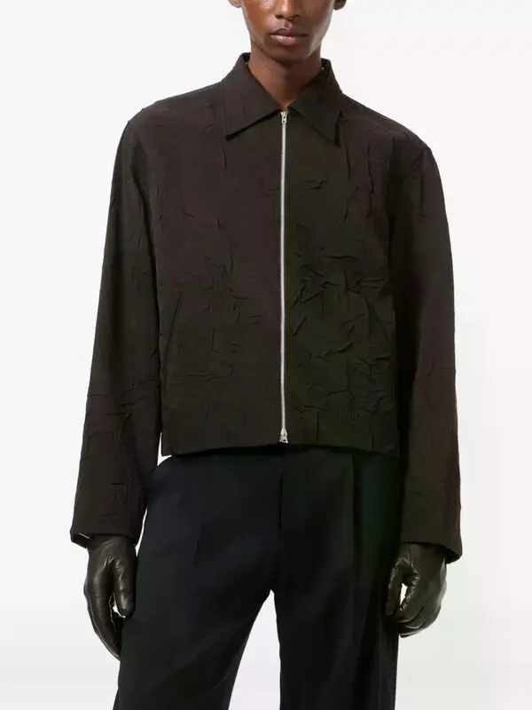 Our Legacy Crinkled Wool Jacket - Brown