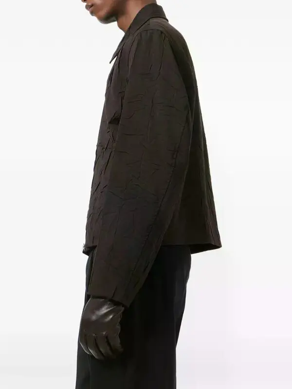 Our Legacy Crinkled Wool Jacket - Brown