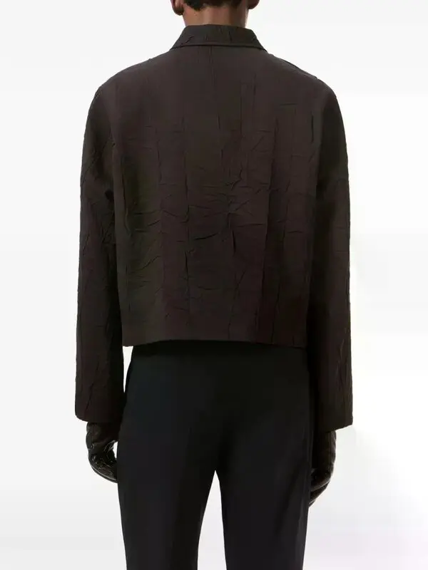 Our Legacy Crinkled Wool Jacket - Brown