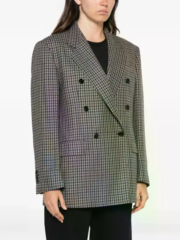 Tagliatore Double-breasted Houndstooth Jacket