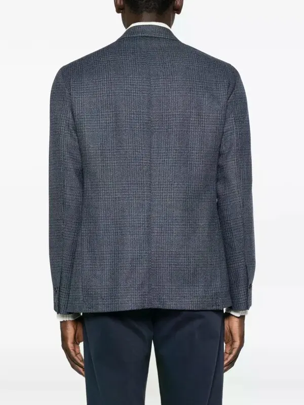 BARBA NAPOLI Check-pattern Blazer