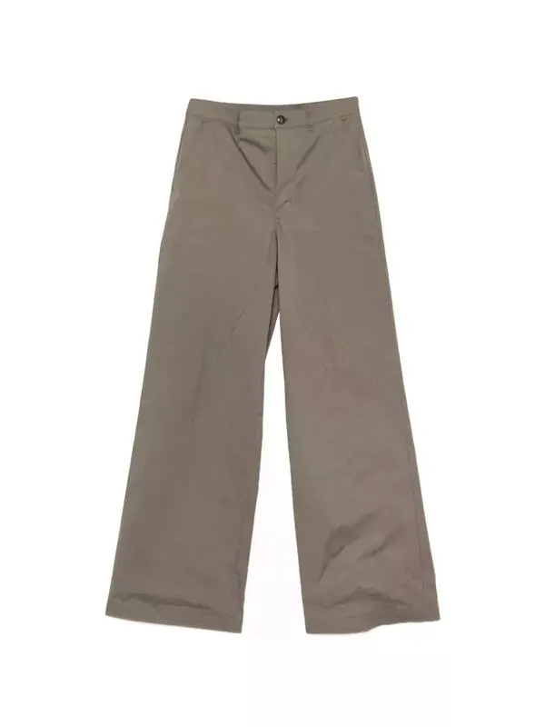 Rick Owens Drawstring-waist Wide-leg Trousers - Grey