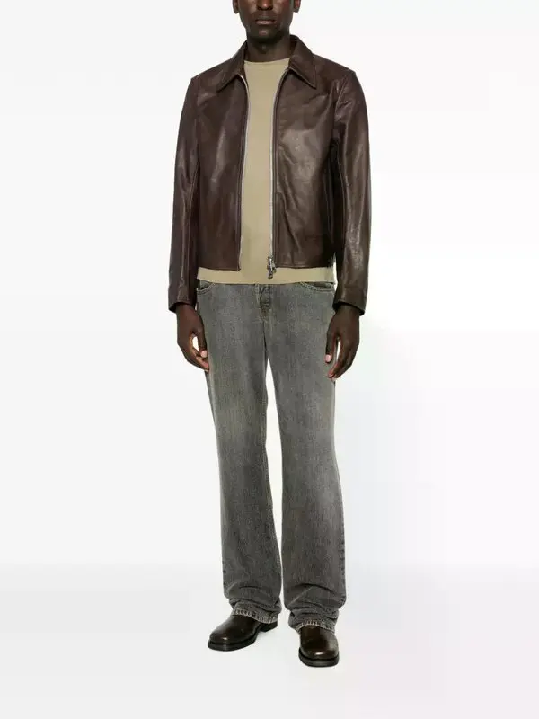 Our Legacy Waxed Leather Jacket