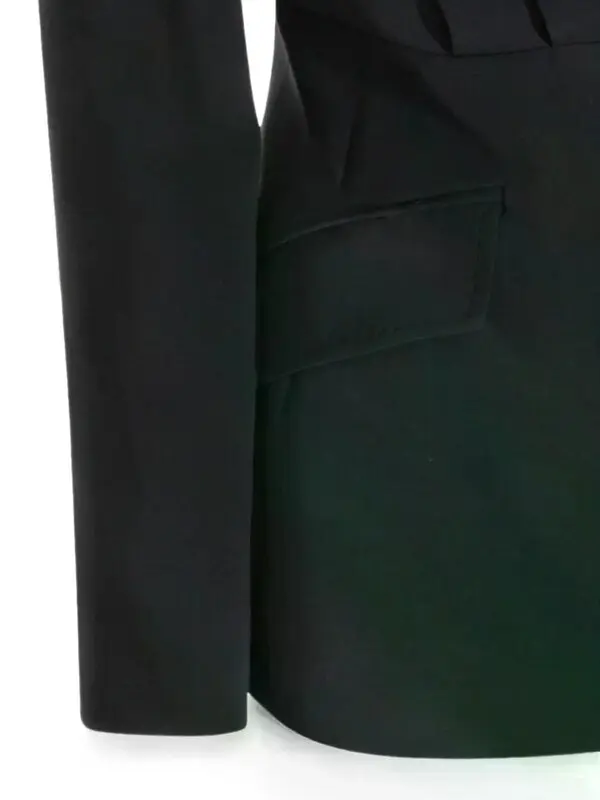 Max Mara Single-breasted Compact Cady Jacket Midnightblue