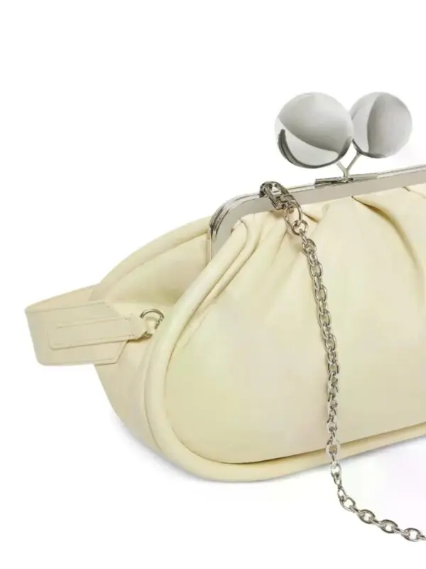 Max Mara Medium Pasticcino Bag In Glossy Nappa Leather