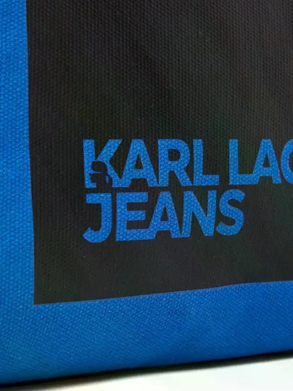 Karl Lagerfeld Logo-print Canvas Tote Bag