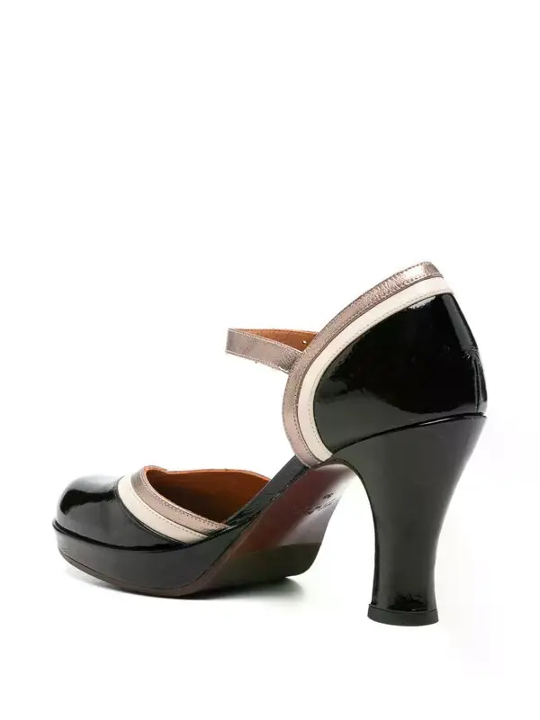 Chie Mihara Patent Leather Platform Pumps