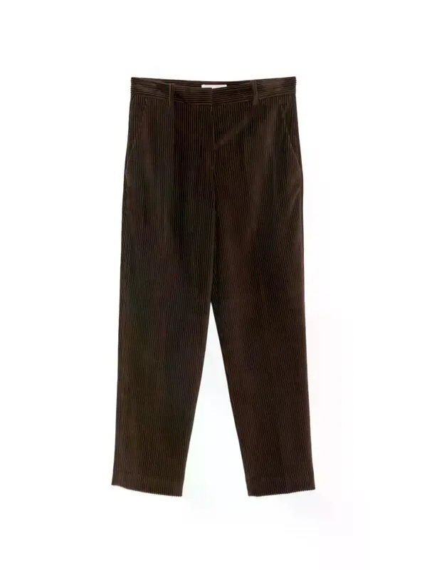 CIRCOLO 1901 Corduroy Straight-leg Trousers - Brown