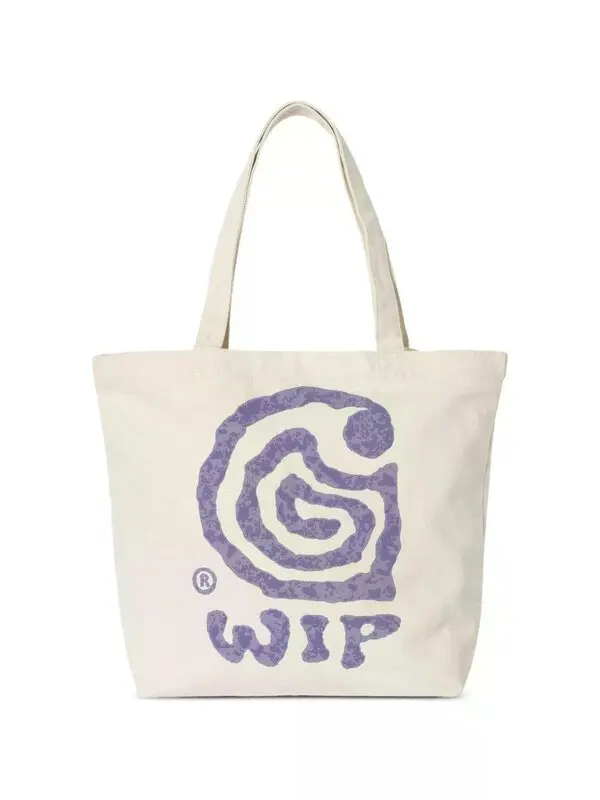 Carhartt Work In Progress Helix-print Canvas Tote Bag