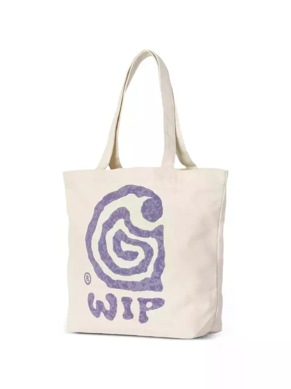 Carhartt Work In Progress Helix-print Canvas Tote Bag