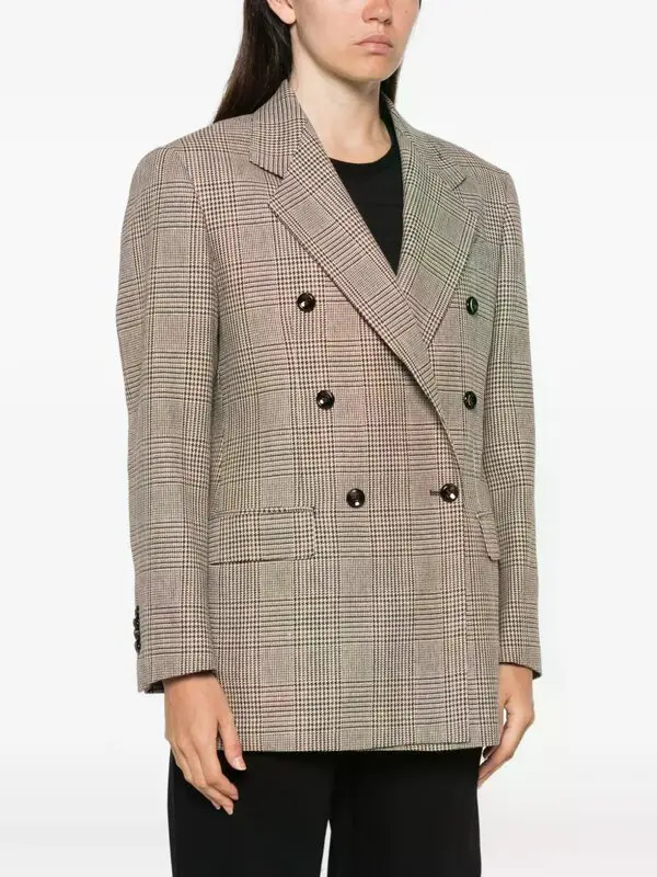 Tagliatore Check-pattern Double-breasted Jacket