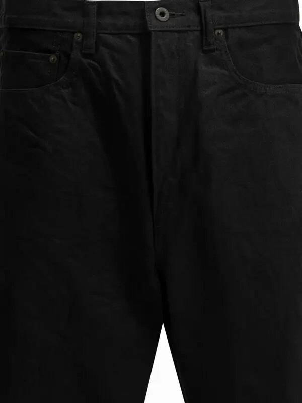 Kapital Monkey Th Logo-patch Straight-leg Jeans