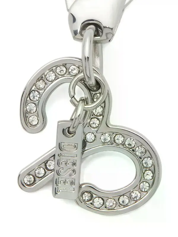 DIESEL® Metal Aries Charm With Rhinestones