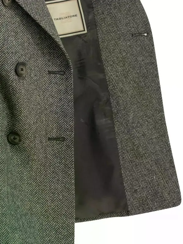 Tagliatore Herringbone Double-breasted Blazer