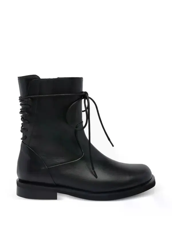 POEVE Arlo Lace-up Boots - Black