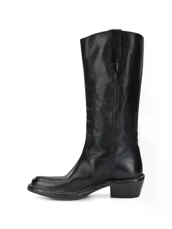 Moma Dallas Knee-high Boots - Black