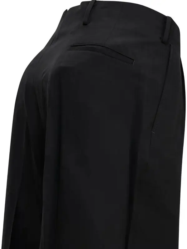 A.PRESSE Pleated Turned-up Trousers