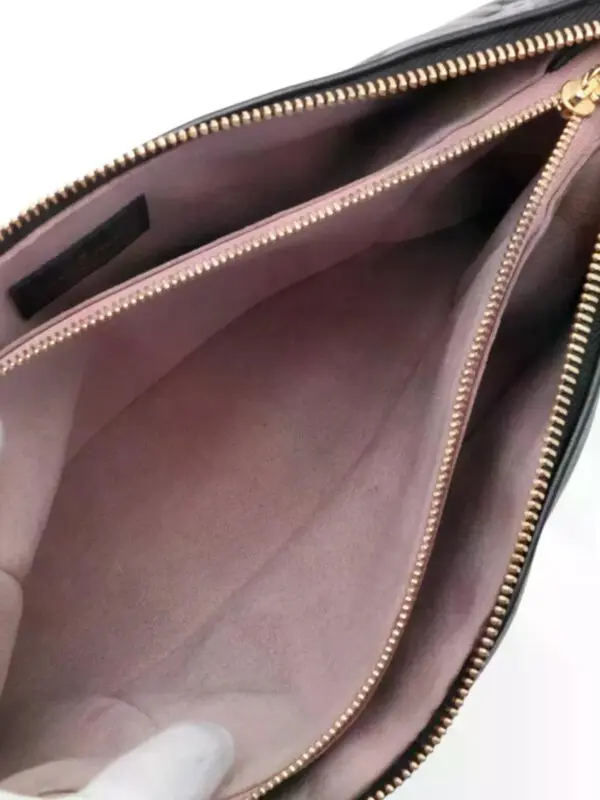 LOUIS VUITTON 2021-2026 Monogram Embossed Puffy Lambskin Coussin Pm Satchel