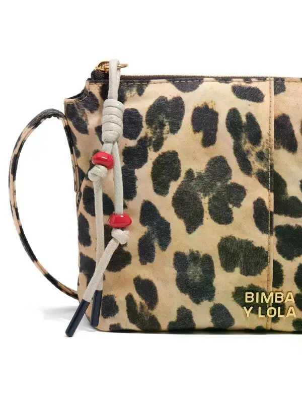 Bimba Y Lola Mini Leopard Crossbody Bag