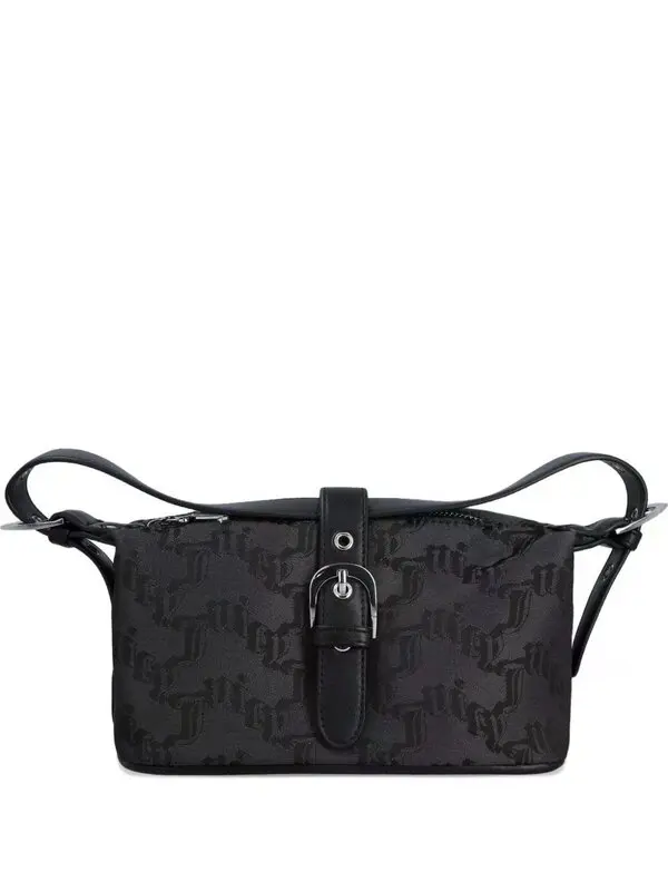 Juicy Couture Buckle-strap Jacquard Shoulder Bag