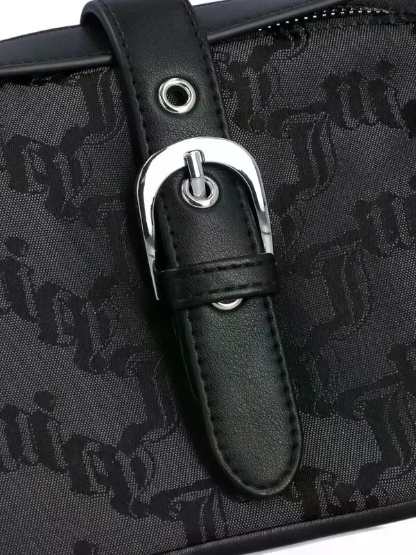 Juicy Couture Buckle-strap Jacquard Shoulder Bag