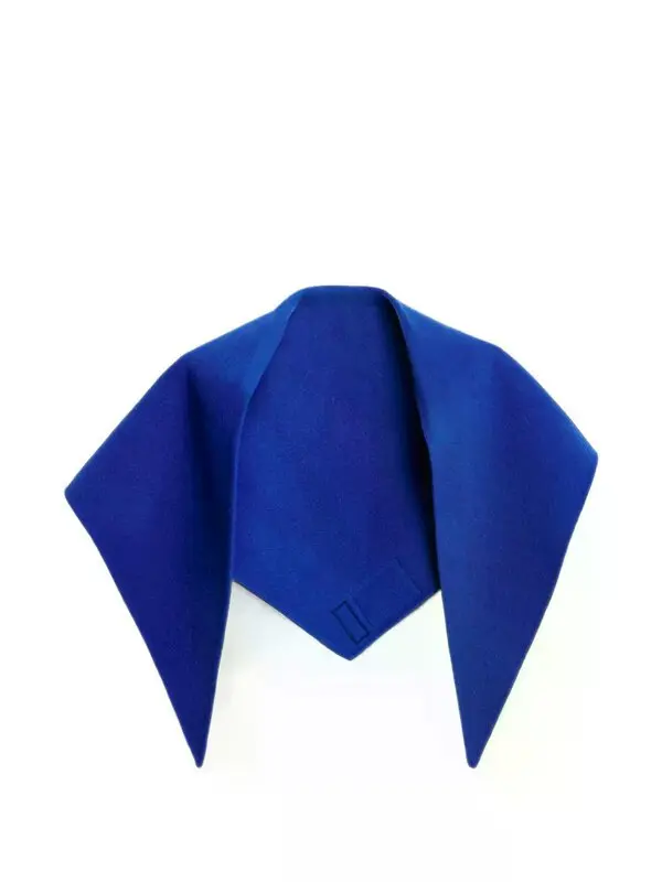 Essentiel Antwerp Kaap Logo-patch Scarf - Blue