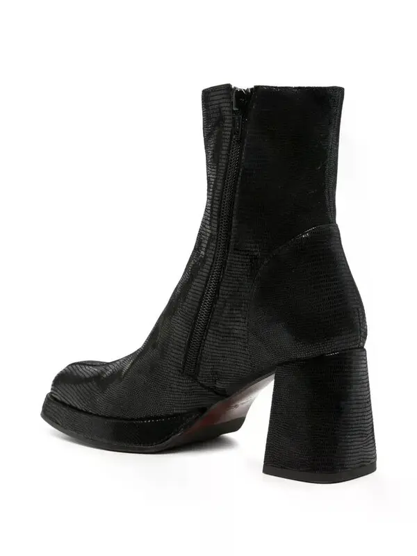 Chie Mihara Kanna49 Lizard-effect Platform Ankle Boots