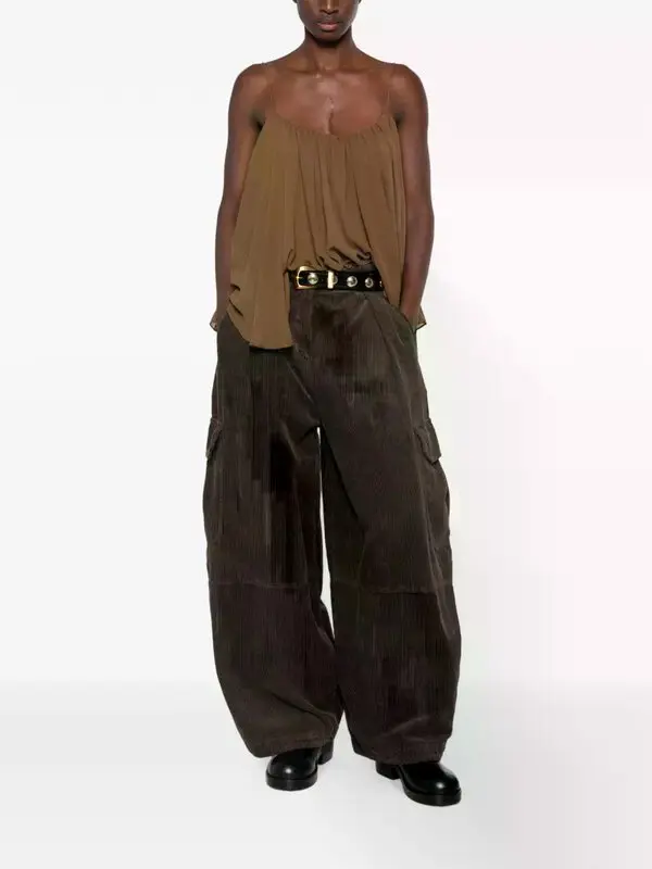 FRONT STREET 8 Corduroy-effect Cargo Pants