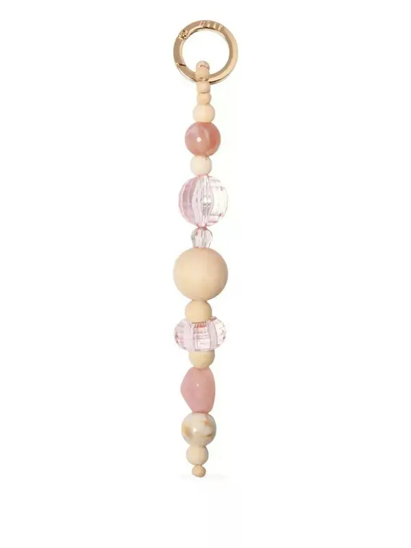 0711 TBILISI Beaded Keychain - Neutrals