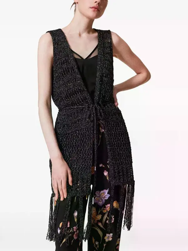 TWINSET Lurex-detail Cardigan