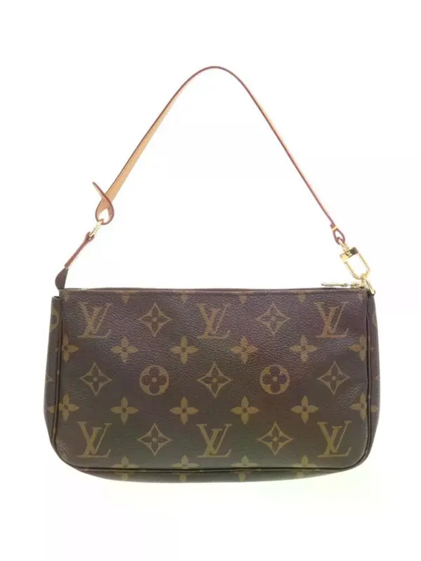LOUIS VUITTON 2011 Monogram Pochette Accessoires Shoulder Bag - Brown