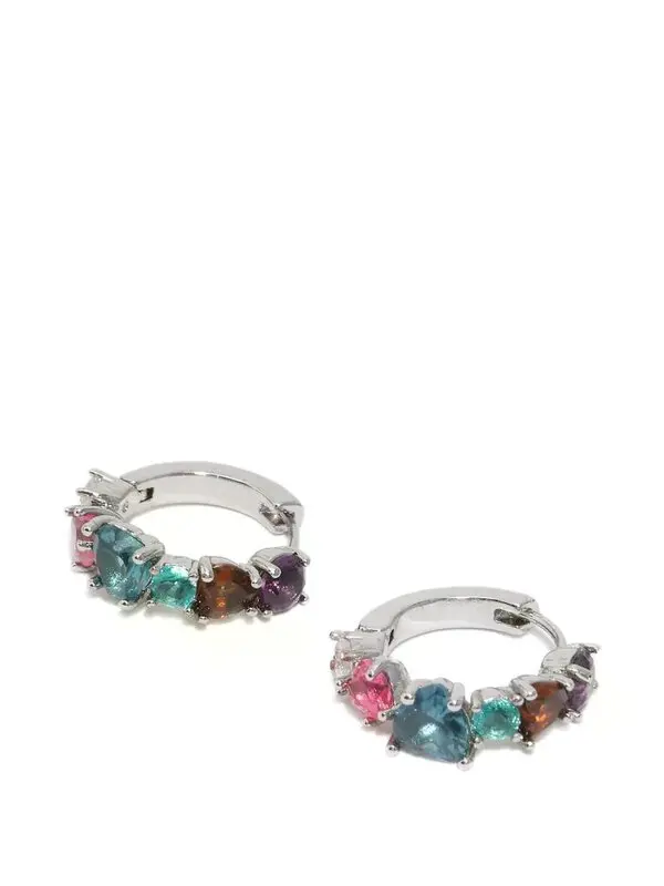 Bimba Y Lola Crystal-embellished Hoop Earrings