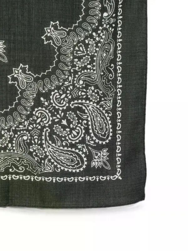 Destin Paisley-print Wool Scarf