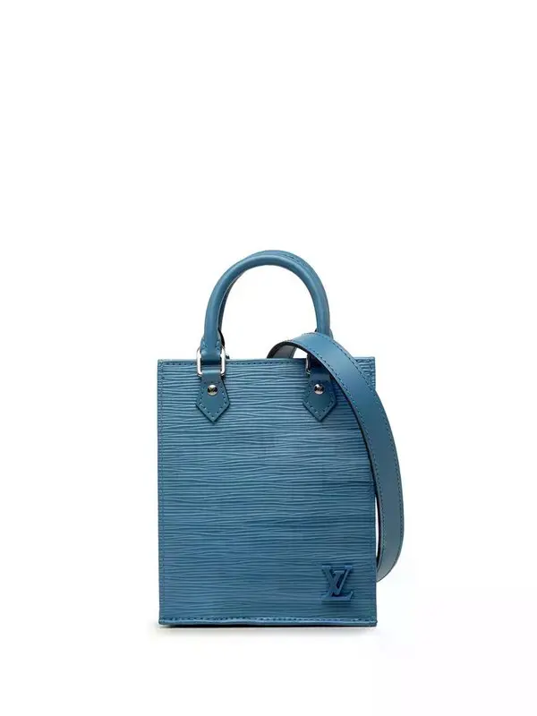 LOUIS VUITTON Epi Petit Sac Plat Satchel