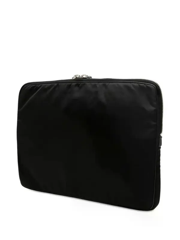 Prada 2013-2026 Saffiano Trimmed Tessuto Laptop Case Clutch Bag