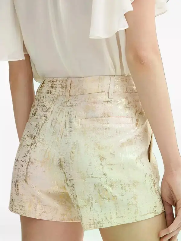 SILVIAN HEACH Rabad Metallic-print Shorts