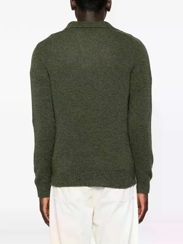 04651 / A TRIP IN A BAG Polo-collar Sweater