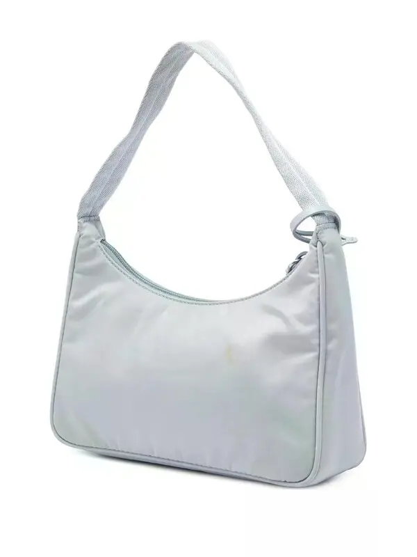 Prada 2019-2026 Mini Tessuto Re Edition 2000 Shoulder Bag - Grey