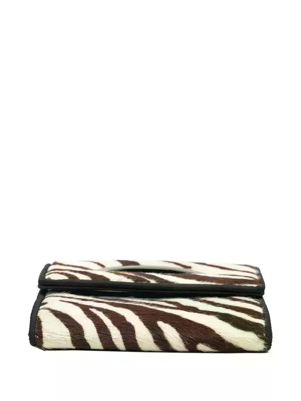 Dior 1999 Pony Hair Zebra Print Malice Wallet Small Wallets